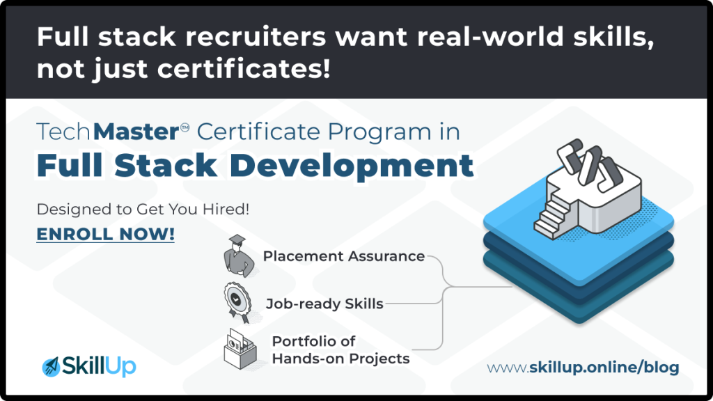 What Skills Do You Need to Become a Full Stack Developer? | SkillUp Online